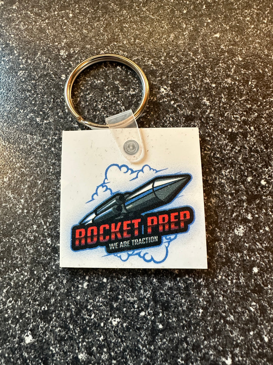 Rocket Track Glue Double Sided Keychain | Rocket Prep Glue | Rocket ...